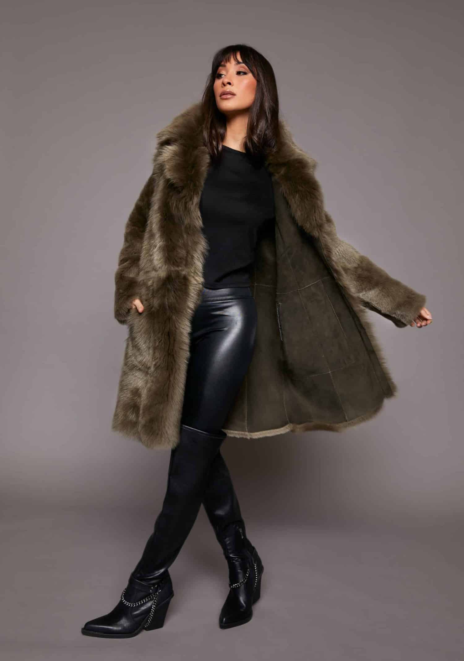 The Gipsi Reversible Toscana Shearling Coat - Sitka Fur Gallery