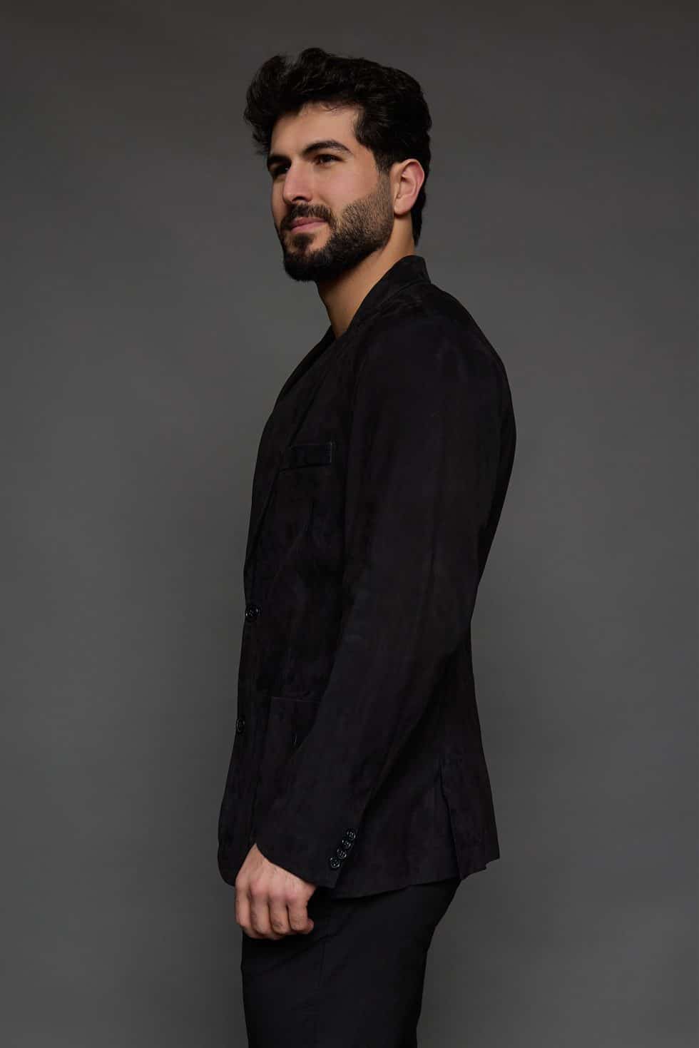 The Gerald Jacket Everyday Men's Blazer with Suede Leather - Sitka Fur ...