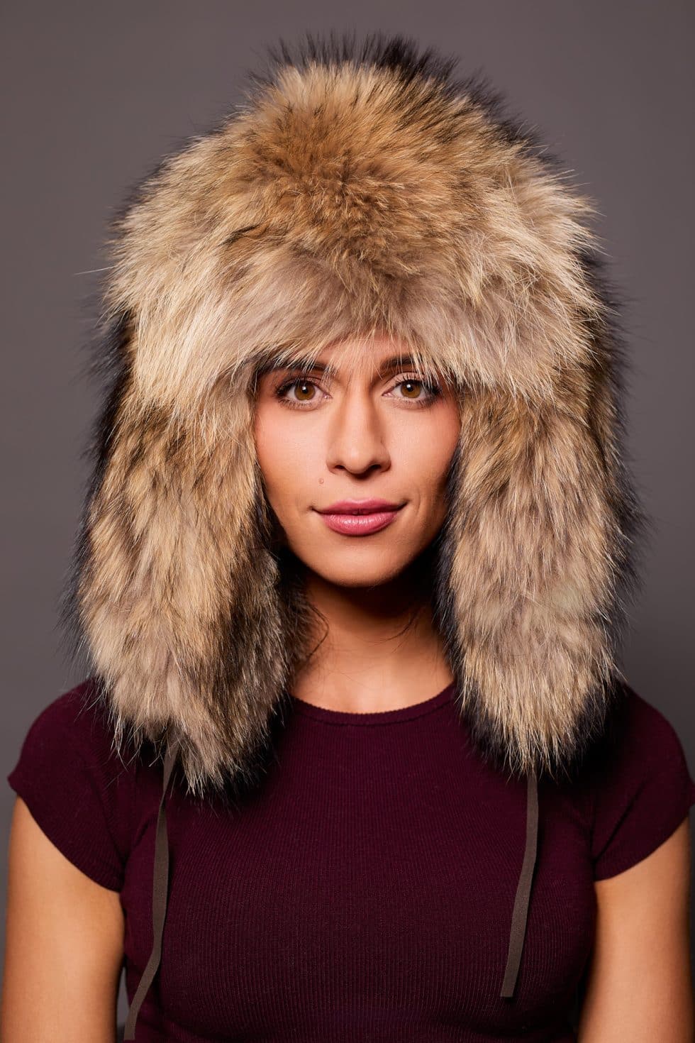 Musher Hat - Full Finn Raccoon Fur Hat - Sitka Fur Gallery